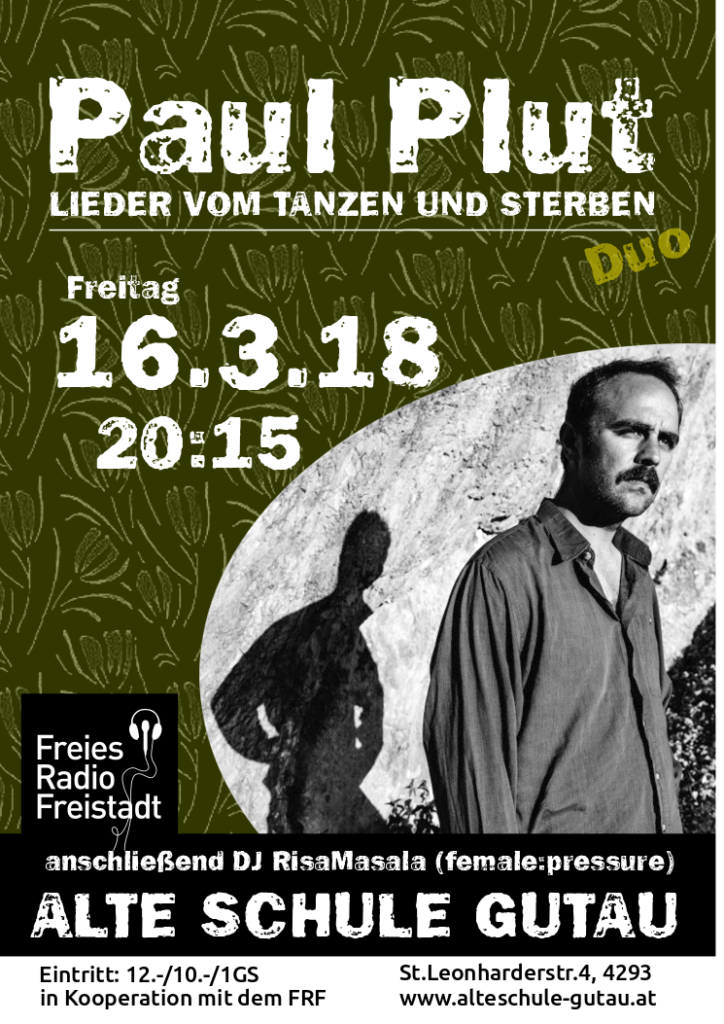 Konzert Paul Plut – Alte Schule Gutau
